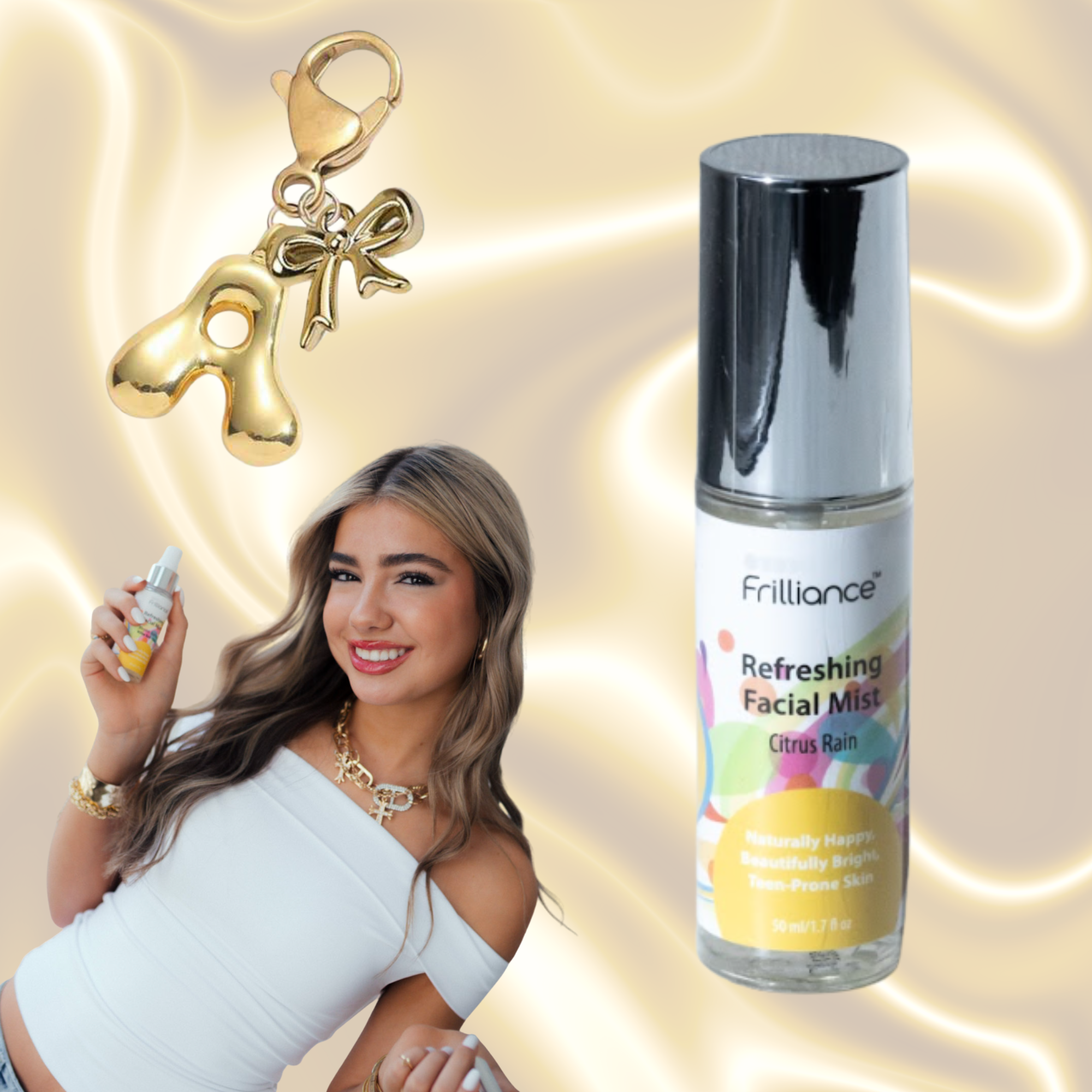 Frilliance X Bubble Custom Keychain PR Box GOLD ⚱️