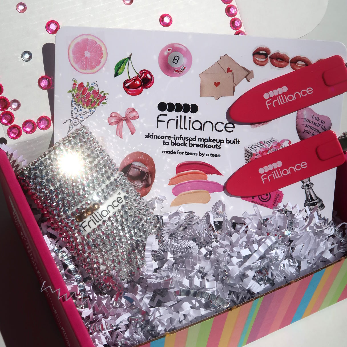 Rhinestone Bronzing Glaze + Hair Clips — PR box – Frilliance